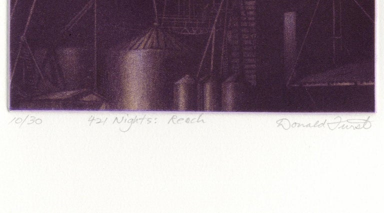 Donald Furst - 421 Nights: Reach (Silos on Highway 421) For Sale at 1stDibs