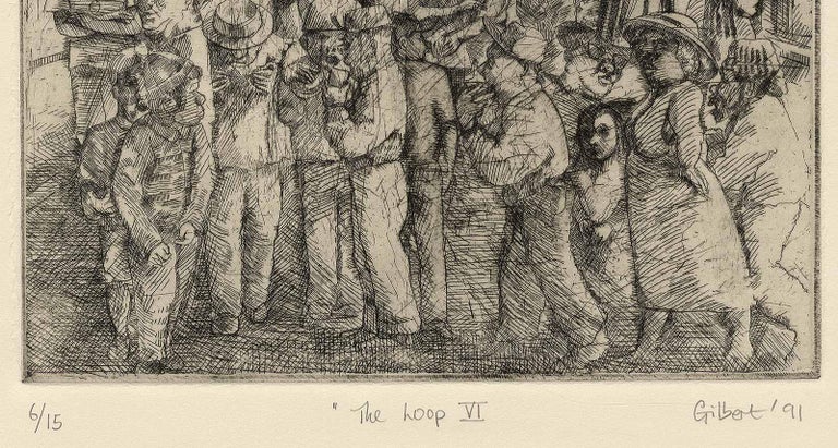 Richard Gilbert - The Loop VI (the artist's memories of days at Chicago ...