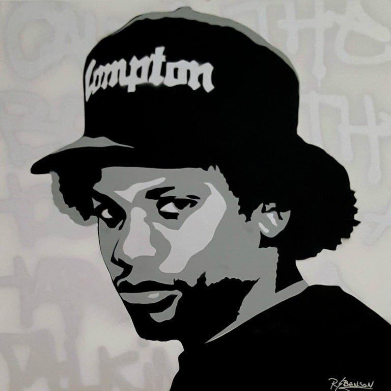 Eazy E Stencil Graffiti