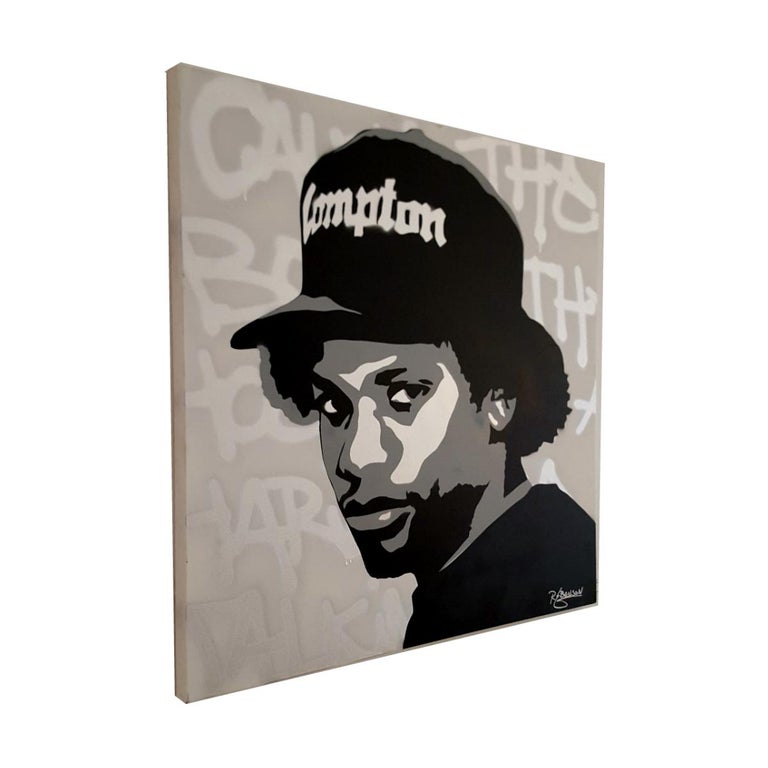 Eazy E Stencil Graffiti