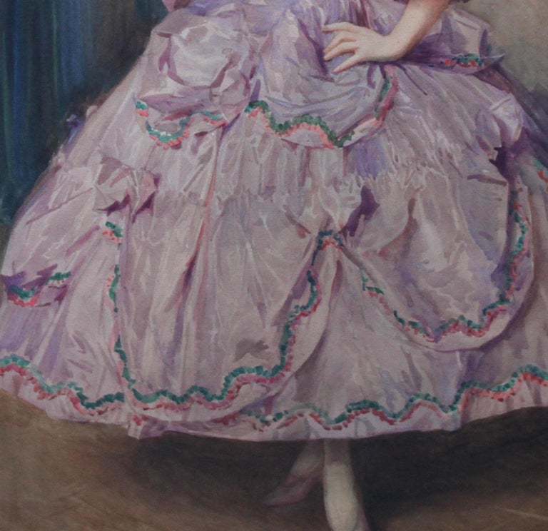 Albert Henry Collings - Portrait of an Actress - British art 1912 ...