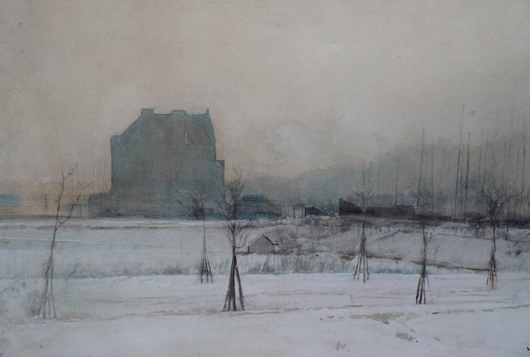 Alfred East - New Neighbourhood - British London Victorian landscape ...