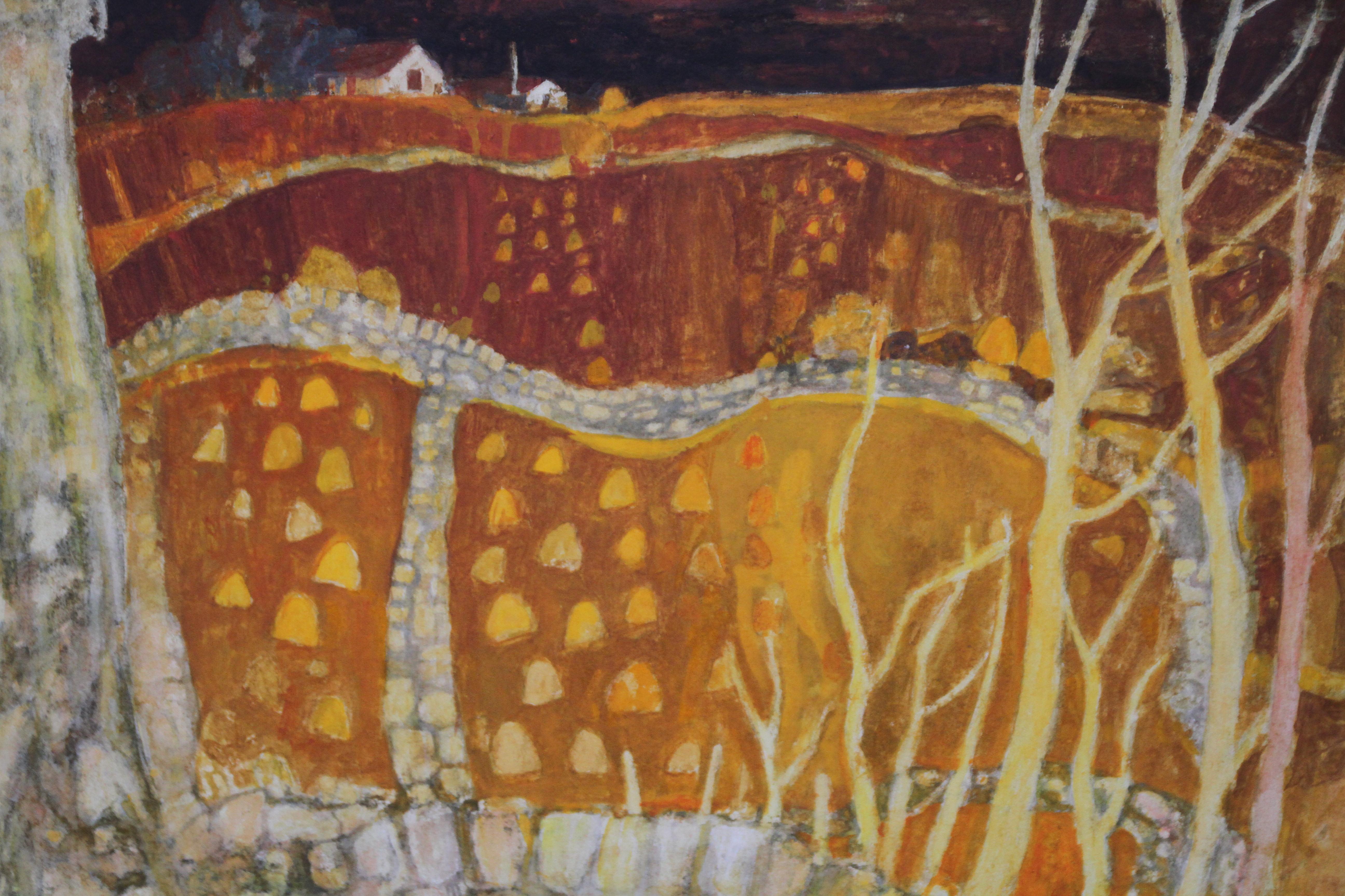 Alexander Merrie Hardie - View Across Farmland - Scottish 20thC ...