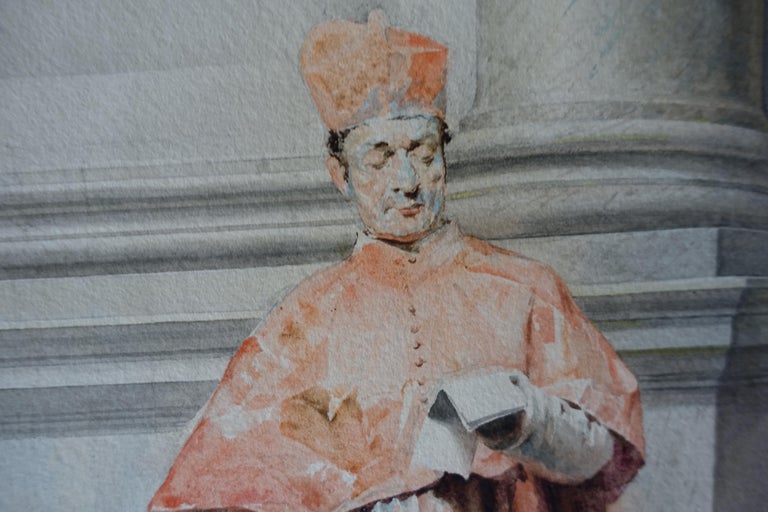 Federico Bartolini - Catholic Cardinal - Italian artist 19thC religious ...