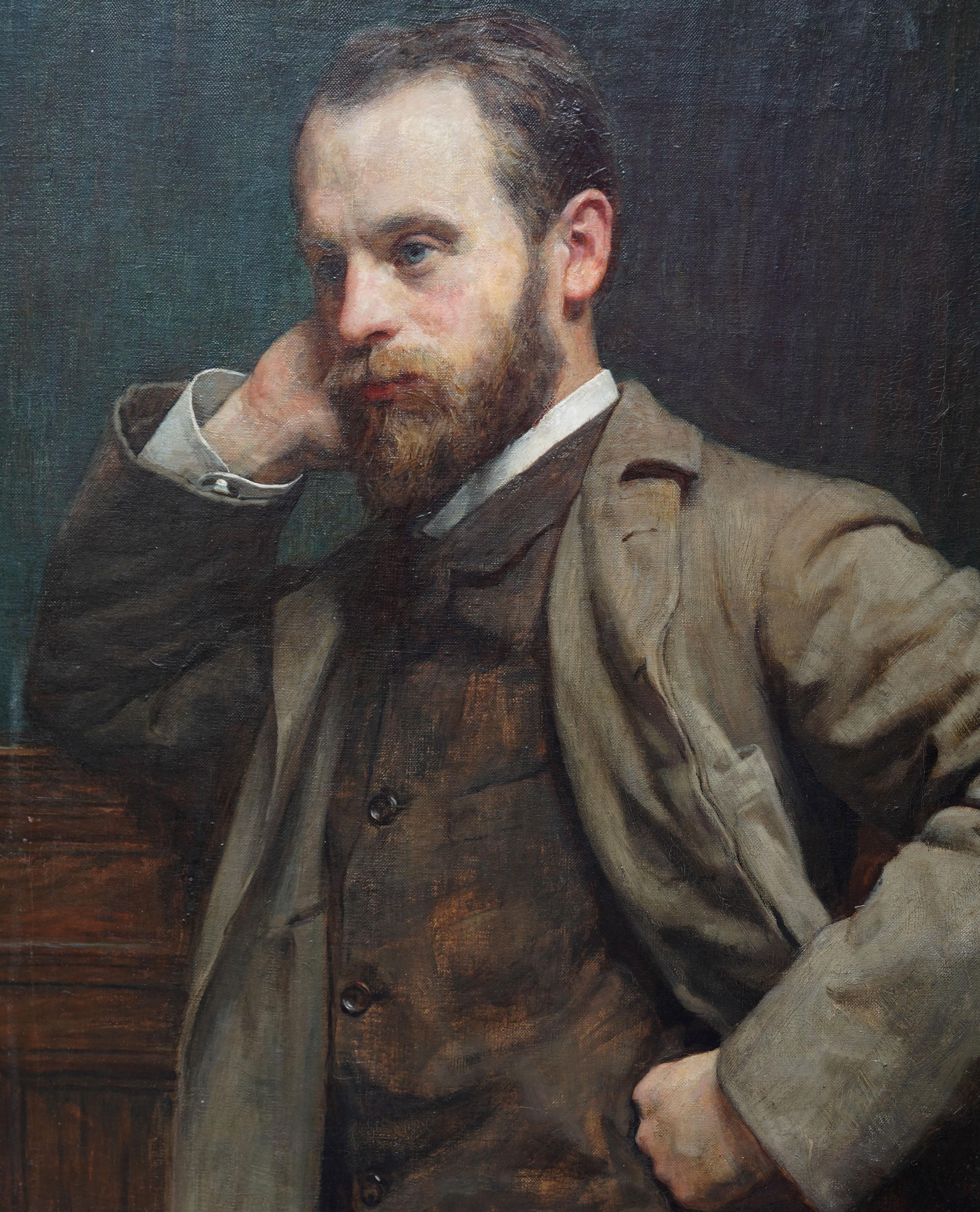 Frederick Samuel Beaumont - Portrait of a Gentleman - British Victorian ...