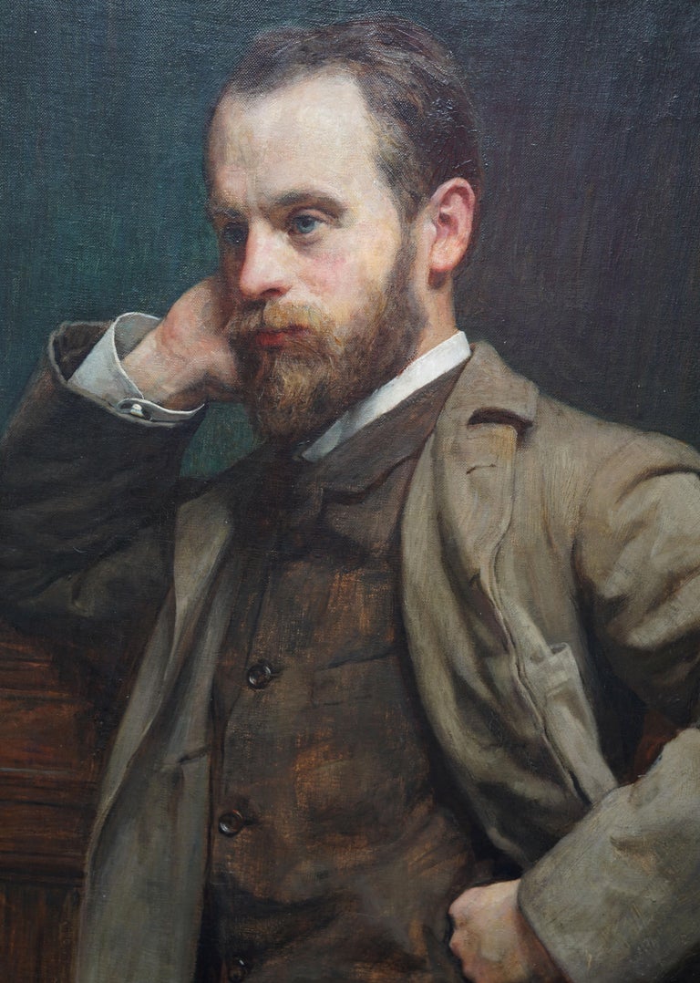 Frederick Samuel Beaumont - Portrait of a Gentleman - British Victorian ...