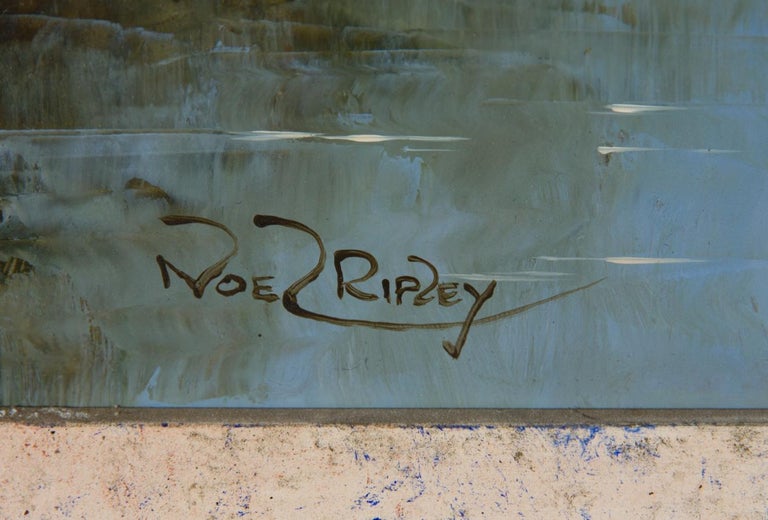 Unknown - Noel Ripley (b.1944) - 20th Century Oil, River Landscape with ...