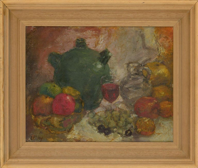 Ronald Olley - Ronald Olley (b.1923) - Fine c. 2000 Oil, Still Life ...