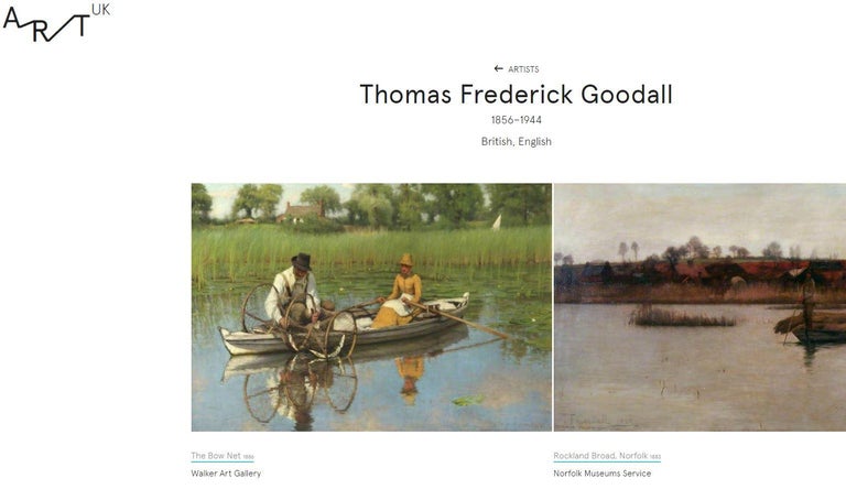 Unknown - Thomas Frederick Goodall (c.1857-1944) - 1931 English Oil ...