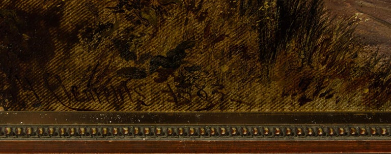 Henry Clements - Henry Clements - Signed and Framed 1883 Oil, Rural ...