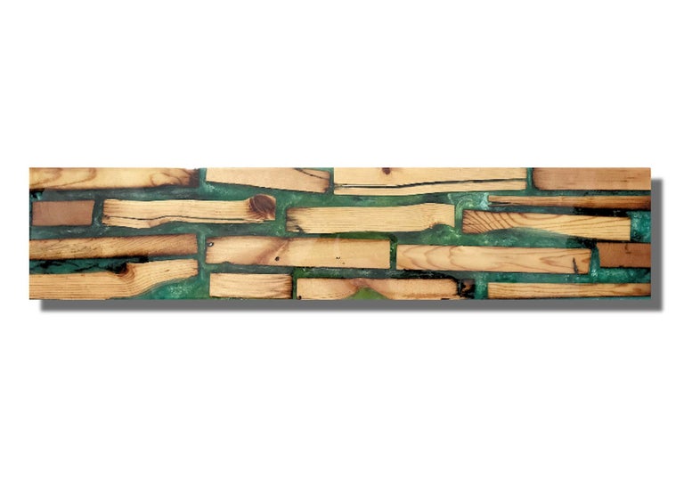 Jeff Linenkugel - Large Rustic Industrial Wood Wall Art Sculpture Mid ...