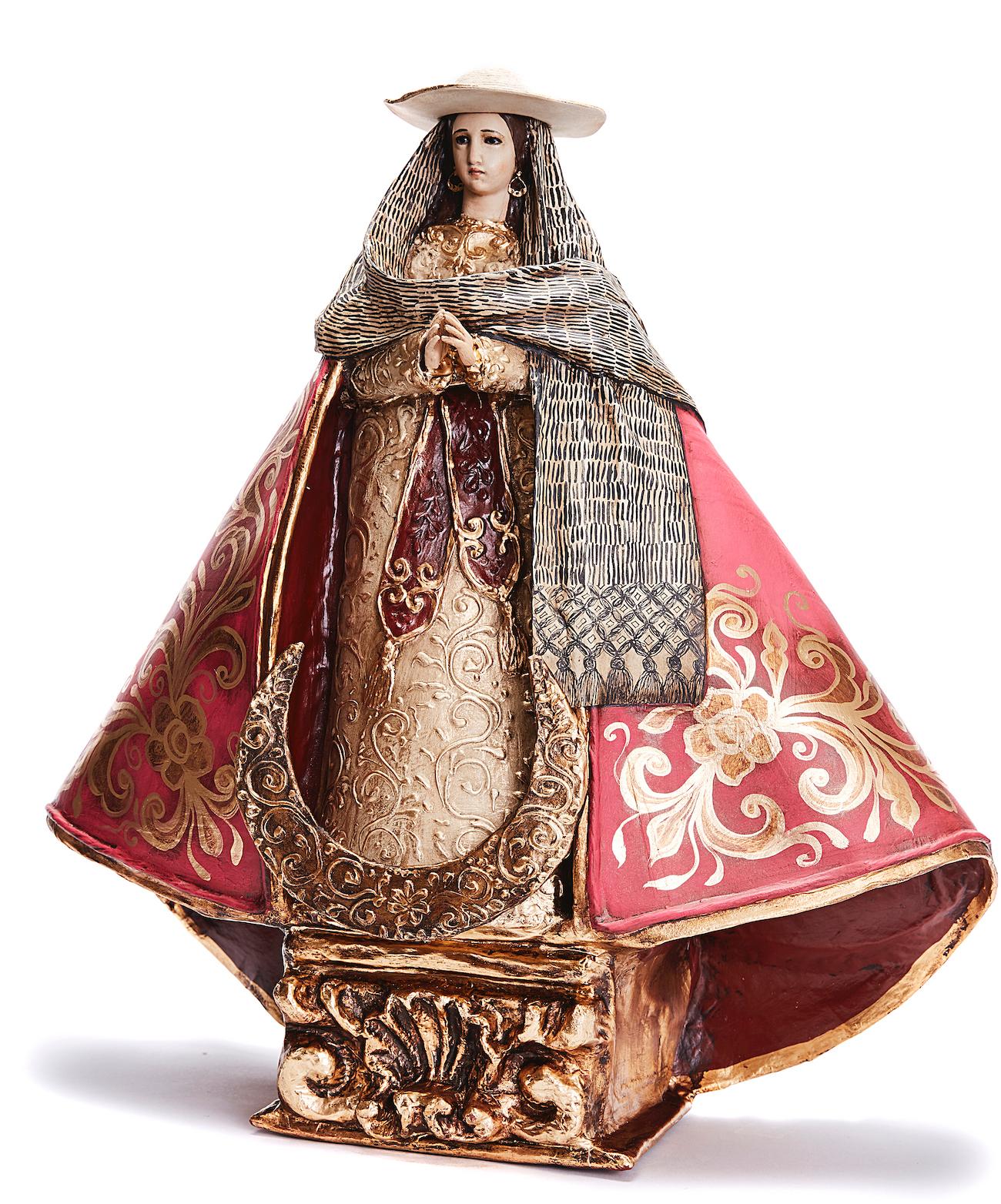 Danilo Lopez Ochoa - Virgen Peregrina - Crafts - Mexican Folk Art Paper ...