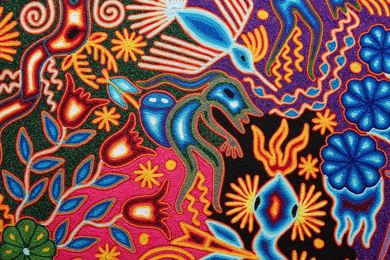 Luciana Benitez Rentería - Huichol Indian "Nierika" - Color Yarn ...
