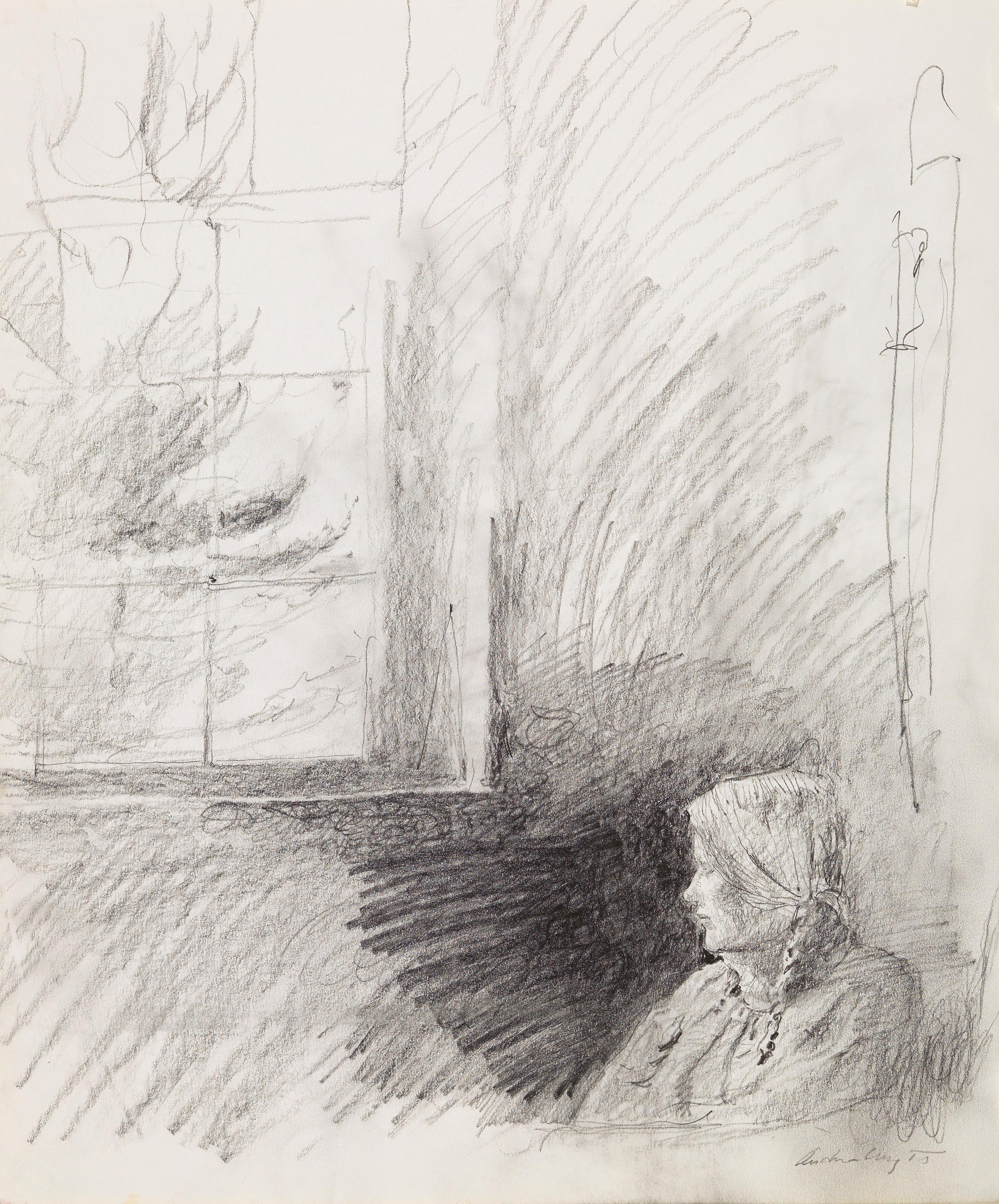 Pierre Bouillon - Sketch - Original Pencil Drawing by P. Bouillon at ...