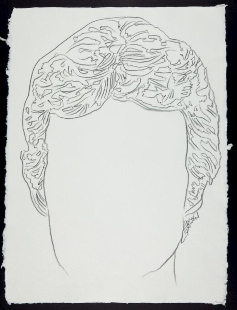 Andy Warhol - Male Portrait For Sale at 1stDibs