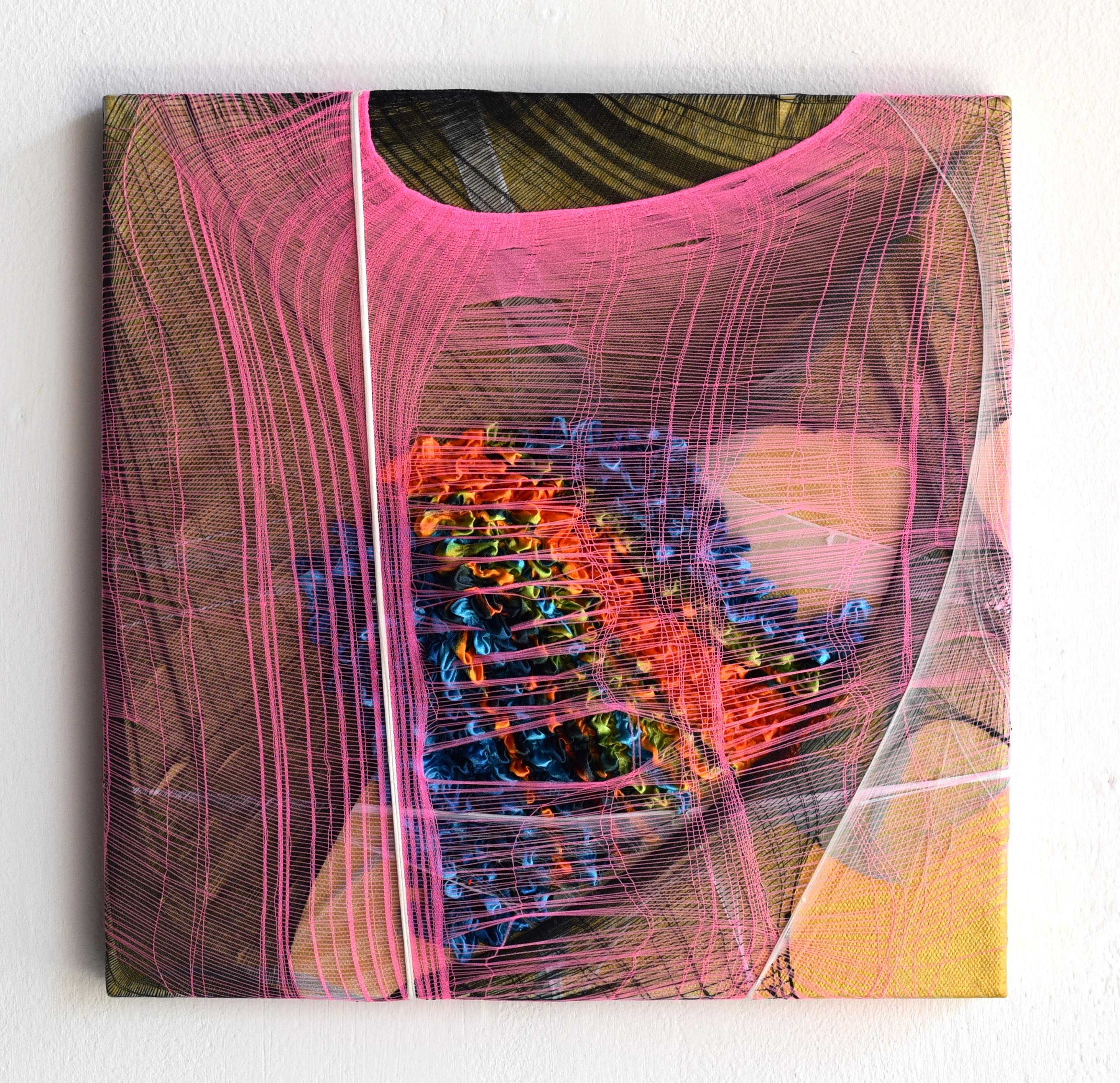 Anna-Lena Sauer - Nylon Painting 2 abstract fabric painting, textile ...