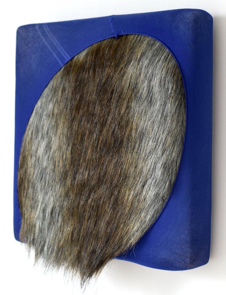 Anna-Lena Sauer - Soft Oval (abstract fabric wall sculpture, textile ...