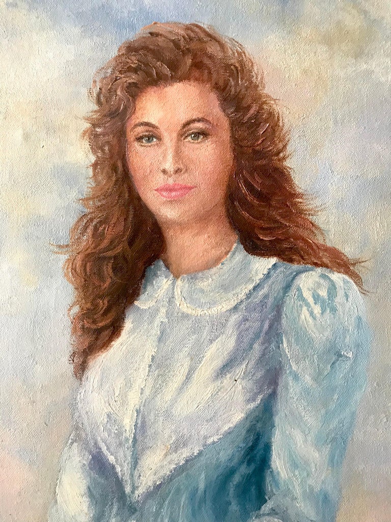 Anne Briggs - Anne Briggs (British 20th c); Lady With Hat; oil on ...