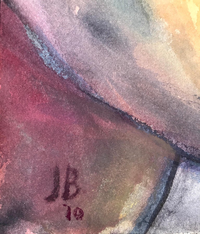 John Boyce - John Boyce (American 1938); Portrait 1; watercolor on ...