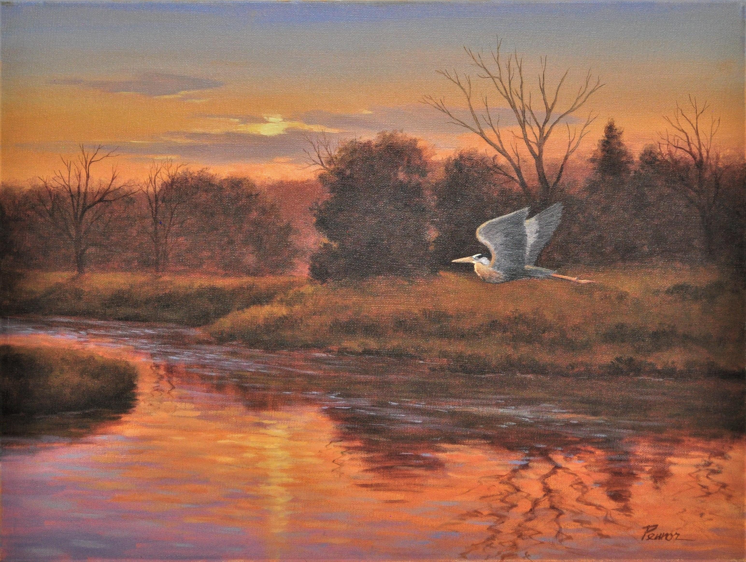 Nathan Hager - Pheasant in the Corn For Sale at 1stDibs