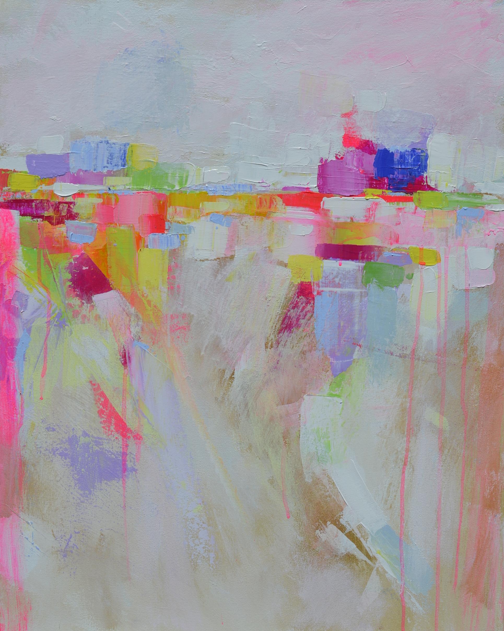 Patrick O'Boyle - Landscape Abstraction with Gold For Sale at 1stDibs