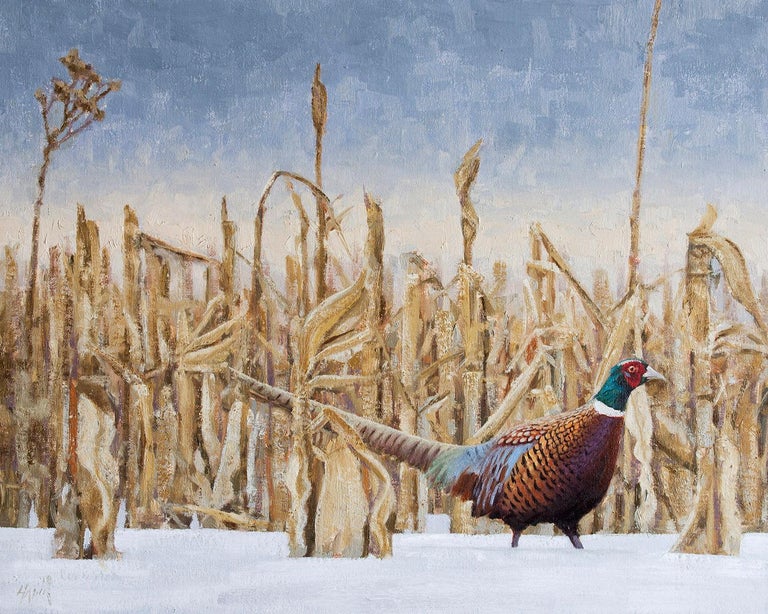 Nathan Hager - Pheasant in the Corn For Sale at 1stDibs