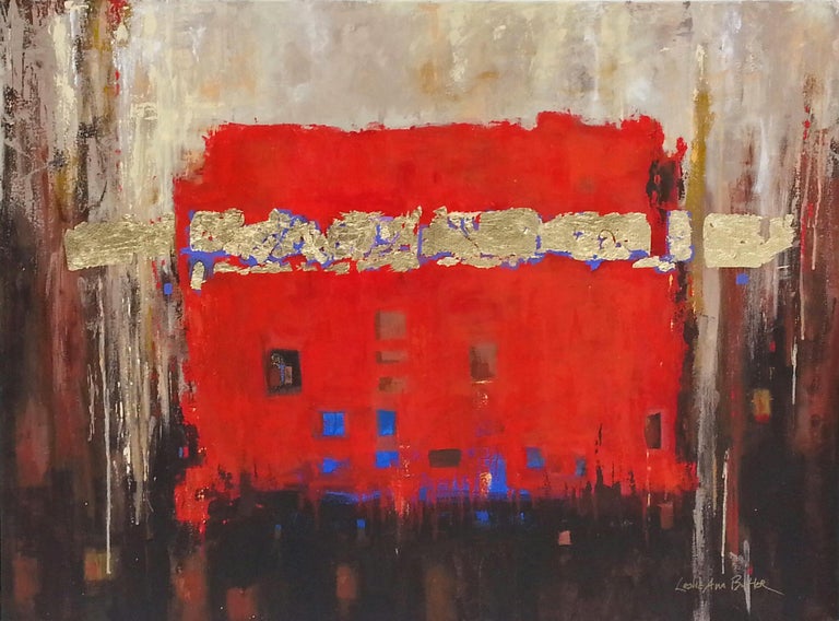 Leslie Ann Butler - Heart's Desire, Abstract Painting For Sale at 1stDibs