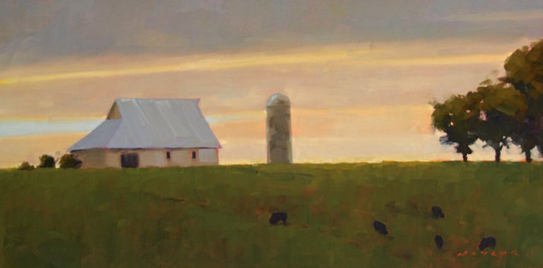 Rodgers Naylor - Midwest Farm, Oil Painting For Sale at 1stdibs