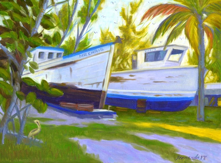 Fernando Soler - Mr. Chris, Oil Painting For Sale at 1stDibs