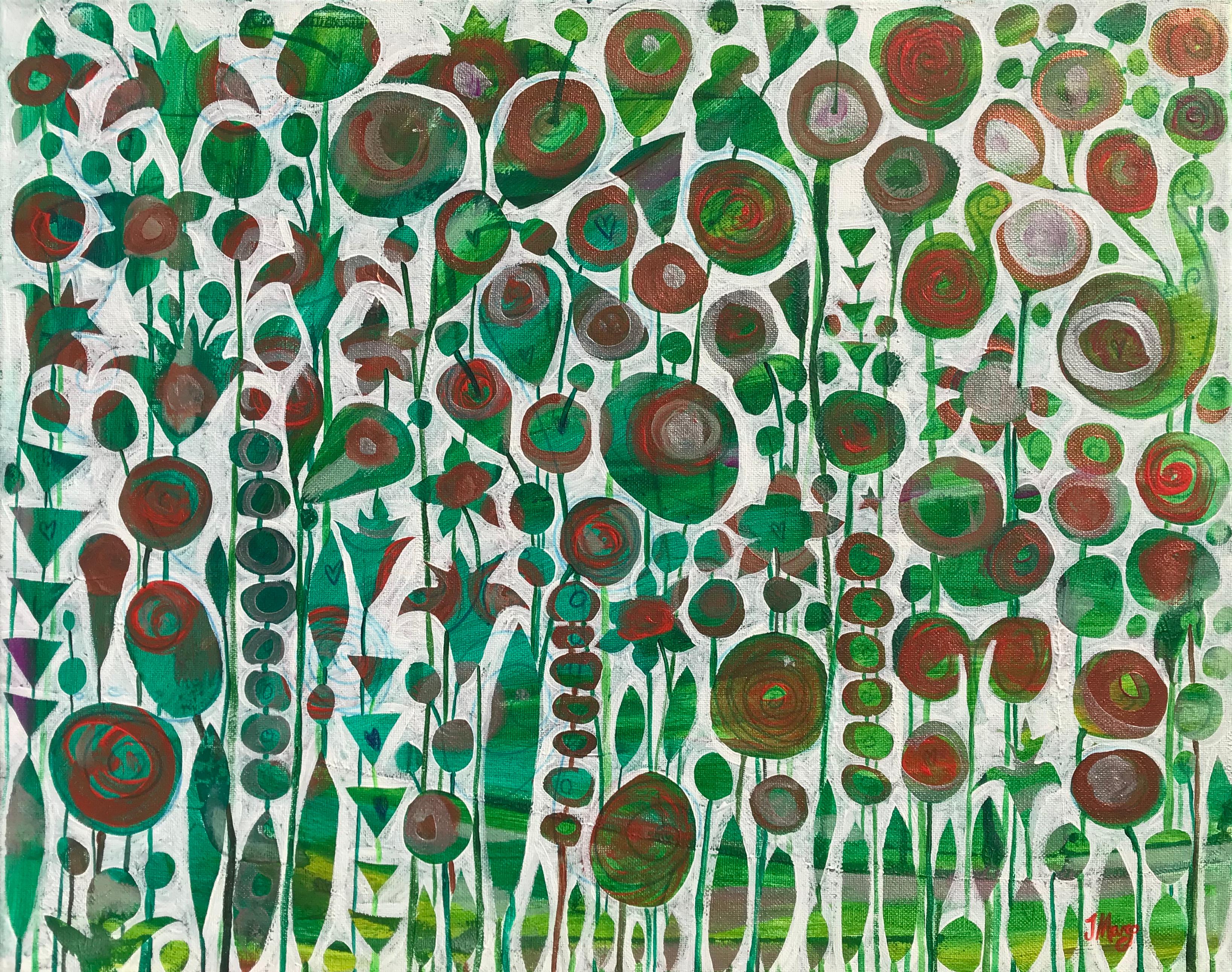 Joyanna Margo - Alive, Abstract Painting For Sale at 1stDibs