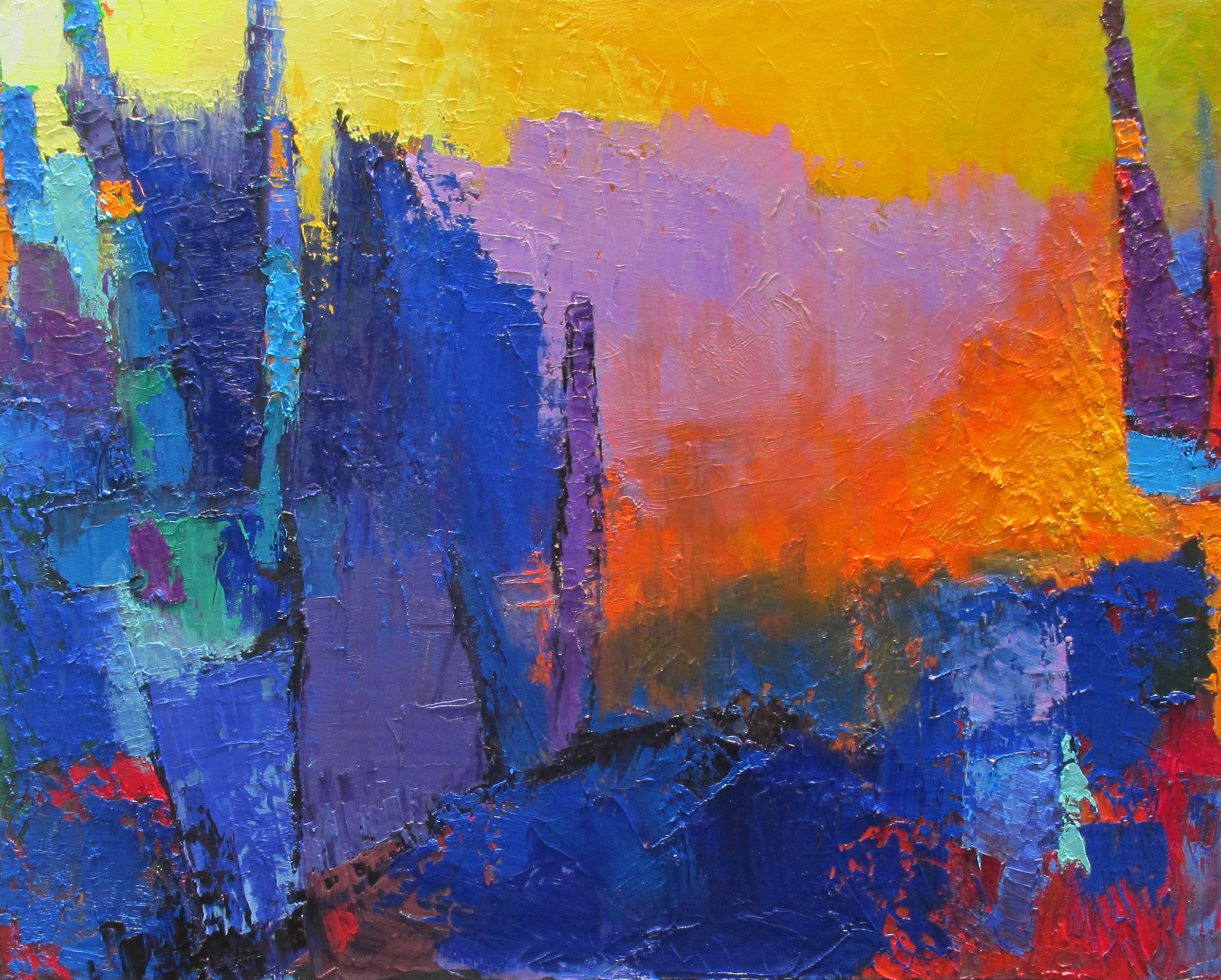 David Carter - Adagio XXX David Carter Oil painting on canvas board at ...