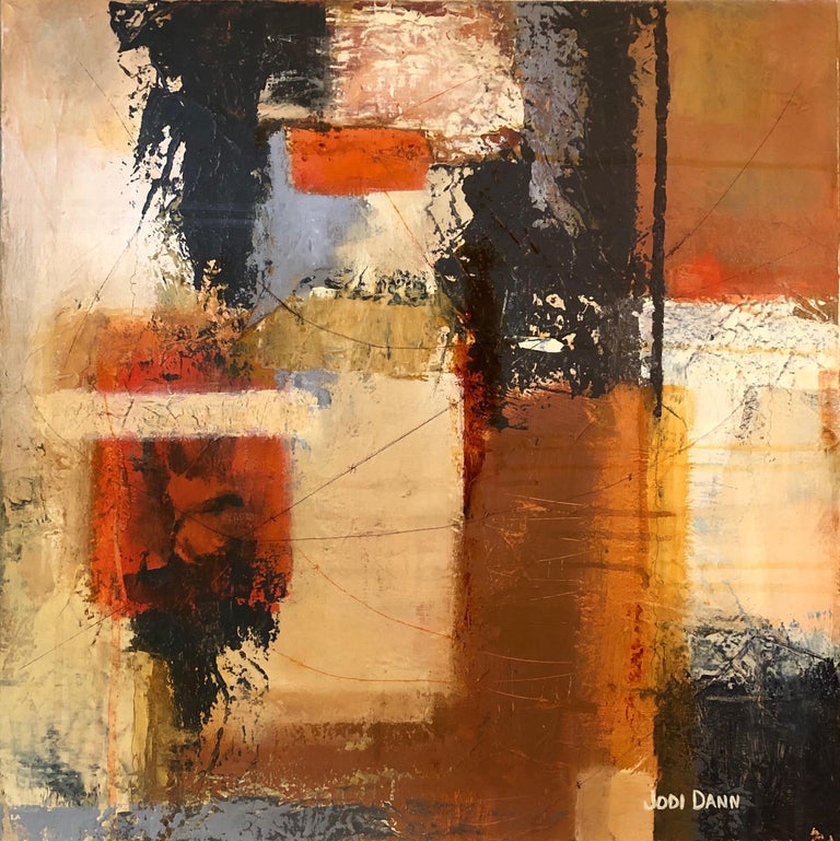 Jodi Dann - Mapped Out, Abstract Painting For Sale at 1stDibs