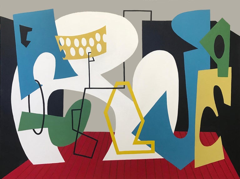 Gwen Gunter - Uncaused Joy, Abstract Painting For Sale at 1stDibs