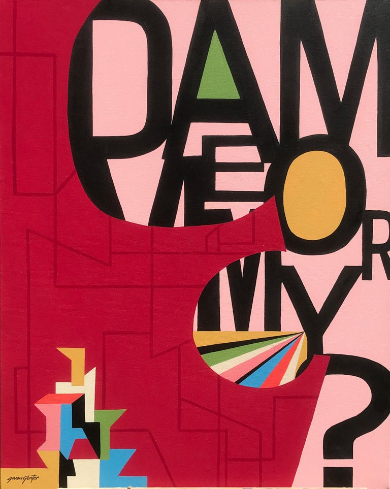 Gwen Gunter - Memory Is Like That, Abstract Painting For Sale at 1stDibs