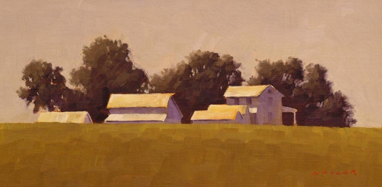 Rodgers Naylor - Iowa Farm, Oil Painting For Sale at 1stDibs