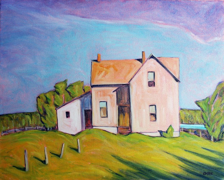 Doug Cosbie - Ottawa Valley Farm, Oil Painting For Sale at 1stDibs