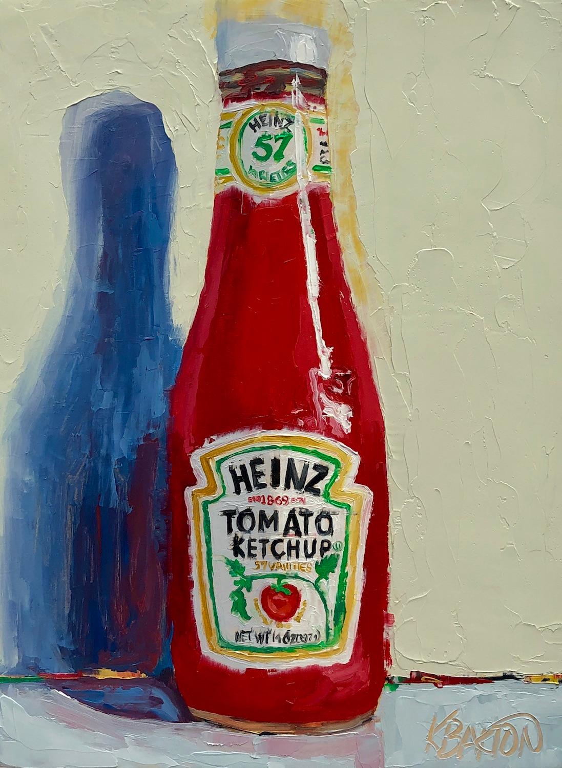 Karen Barton - Ketchup Please, Oil Painting For Sale at 1stDibs