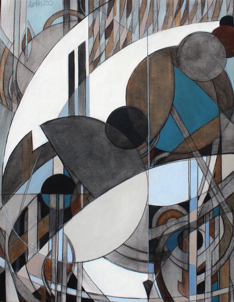 Stephen Austin - Oculus #8, Abstract Oil Painting For Sale at 1stDibs