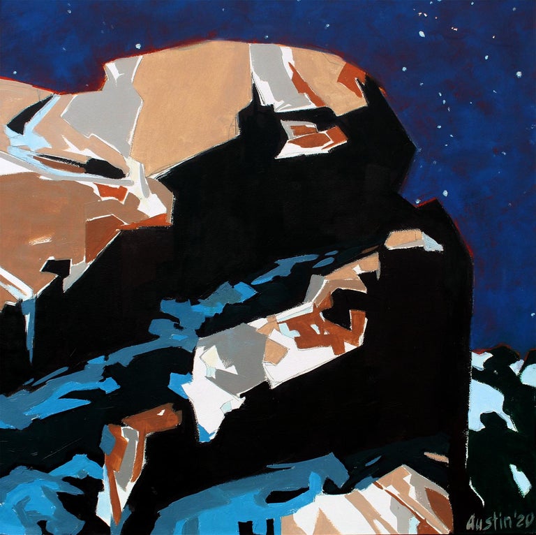 Stephen Austin - Moonlight #5, Oil Painting For Sale at 1stDibs