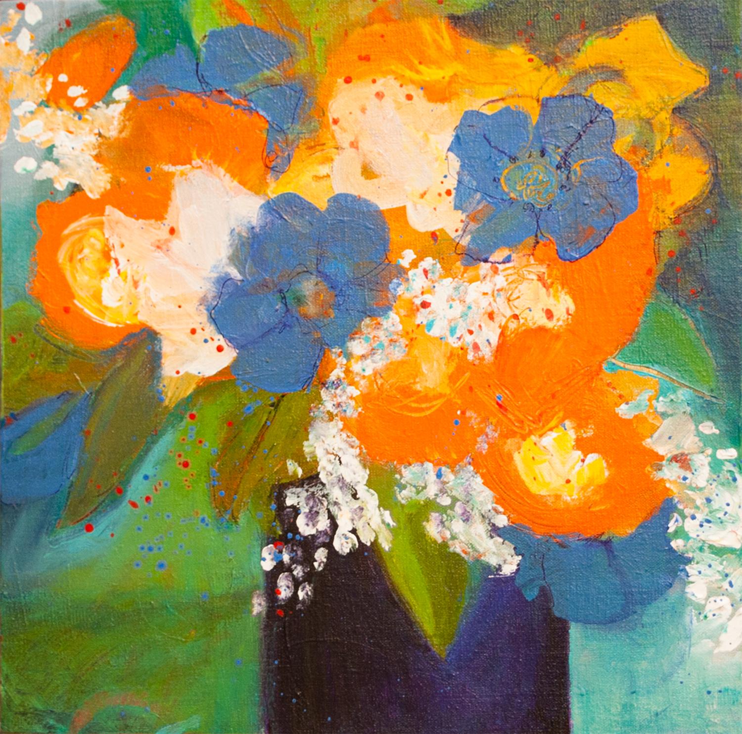 Ruth-Anne Siegel - Waiting All Day, Original Painting at 1stDibs