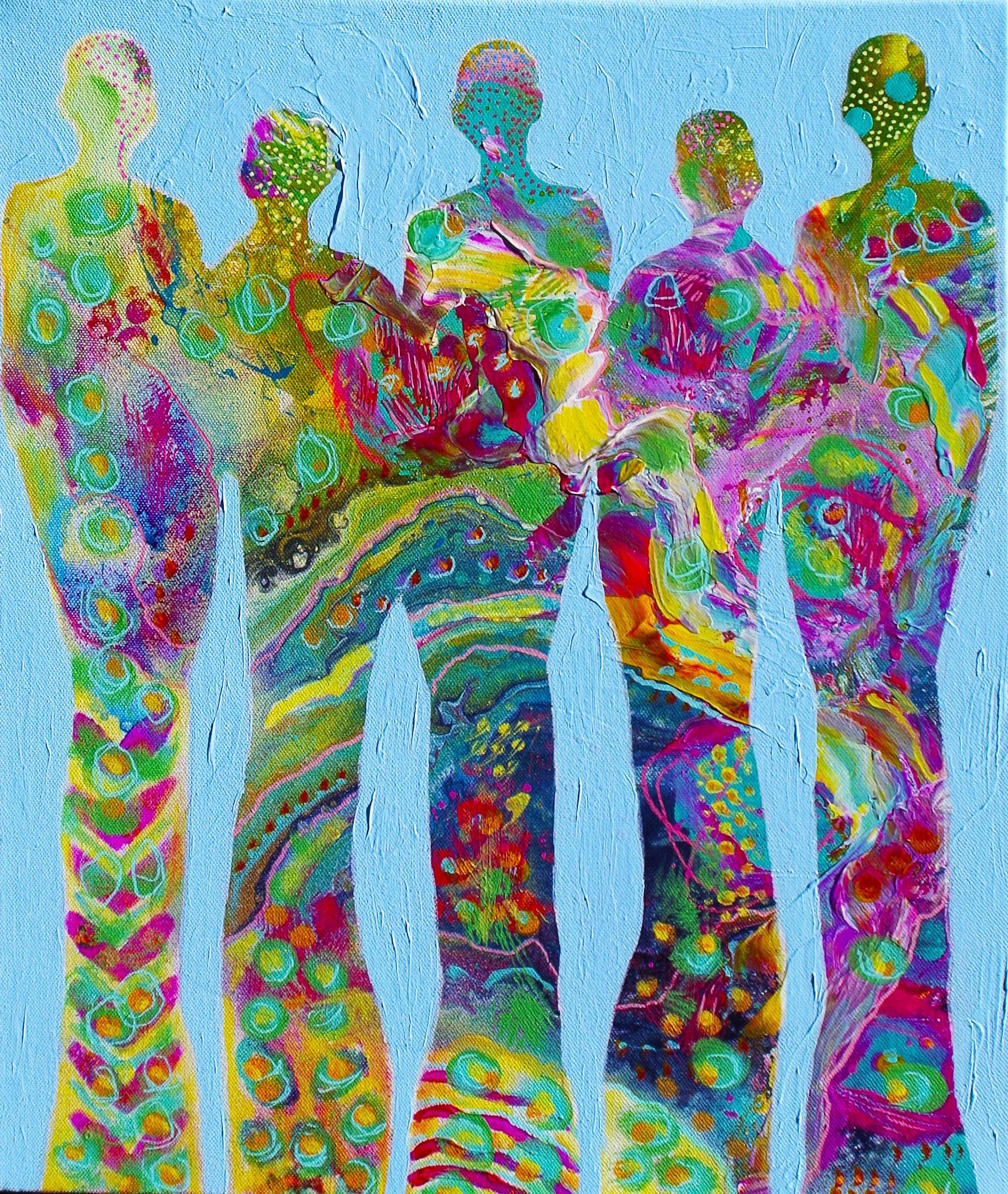 Elizabeth Wing - Grounding, Abstract Painting For Sale at 1stDibs