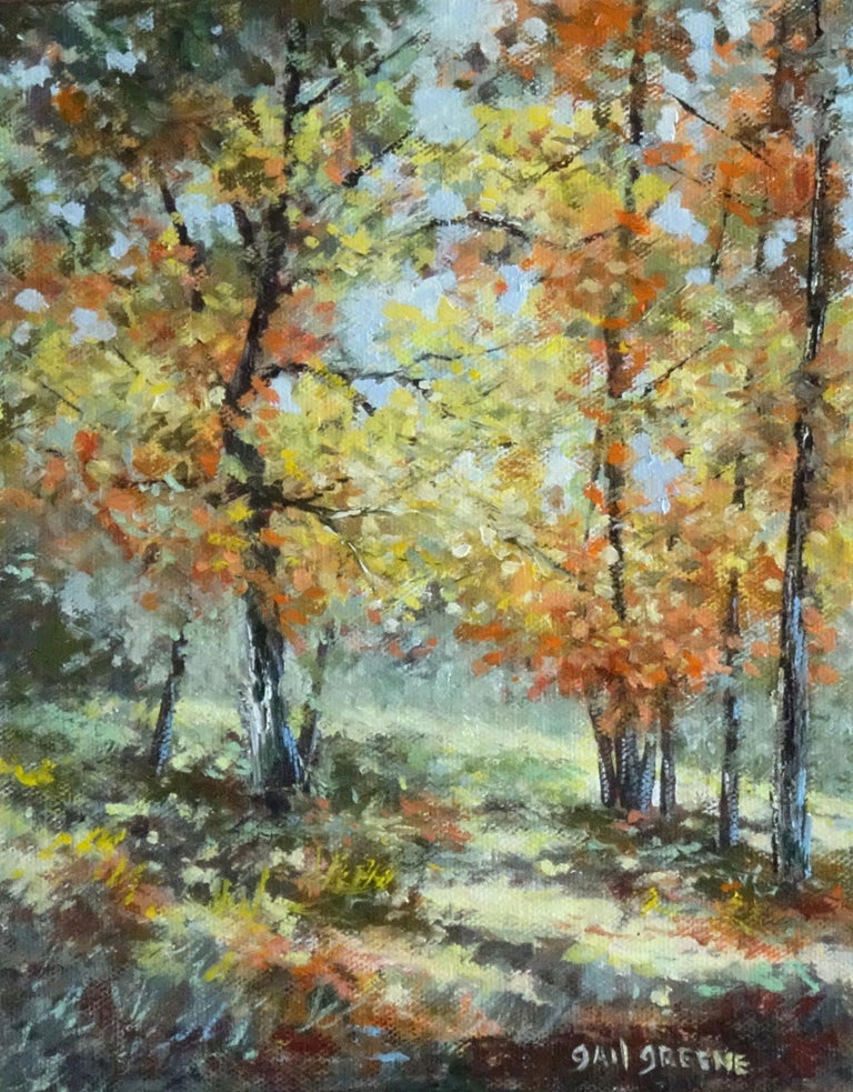Gail Greene - Shadows of Autumn, Oil Painting For Sale at 1stDibs