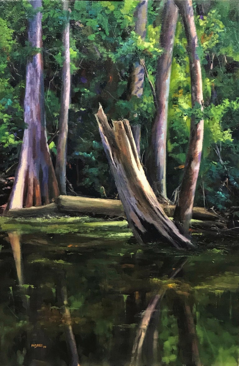 Andres Lopez - Still Stands, Oil Painting For Sale at 1stDibs
