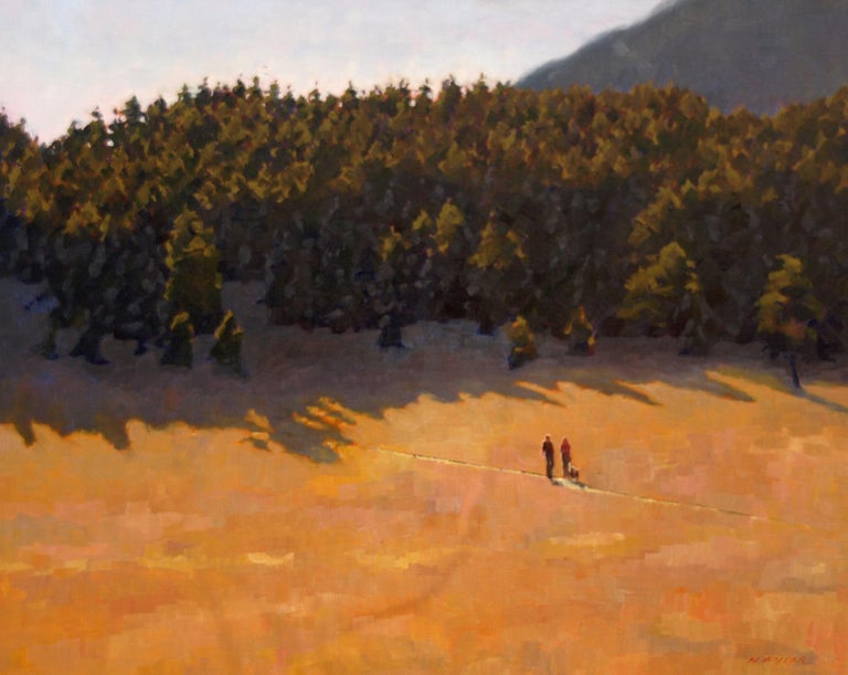 Rodgers Naylor - Meadow Hike, Oil Painting For Sale at 1stDibs