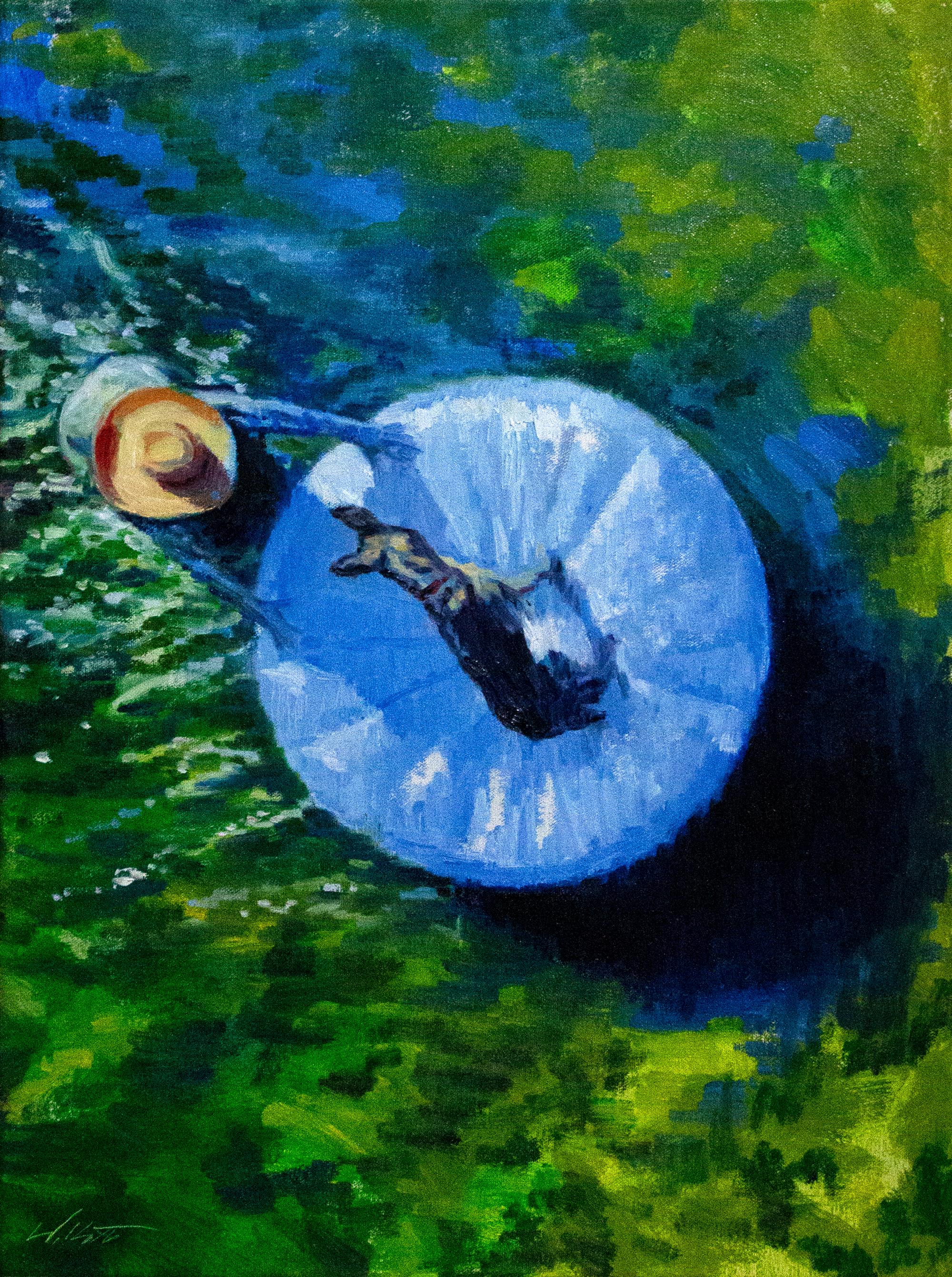 Warren Keating - Dog and Walker on St. Germain For Sale at 1stDibs