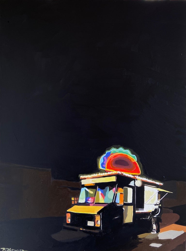 Keith Thomson - Light in the Darkness, Oil Painting For Sale at 1stDibs