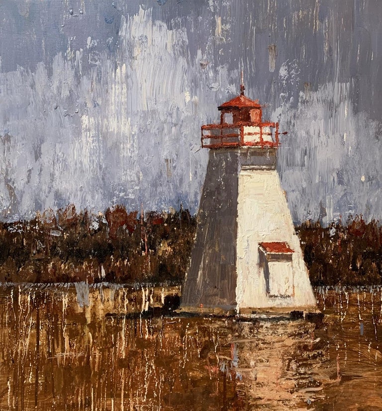 Eric Alfaro - Lighthouse 15, Oil Painting For Sale at 1stDibs