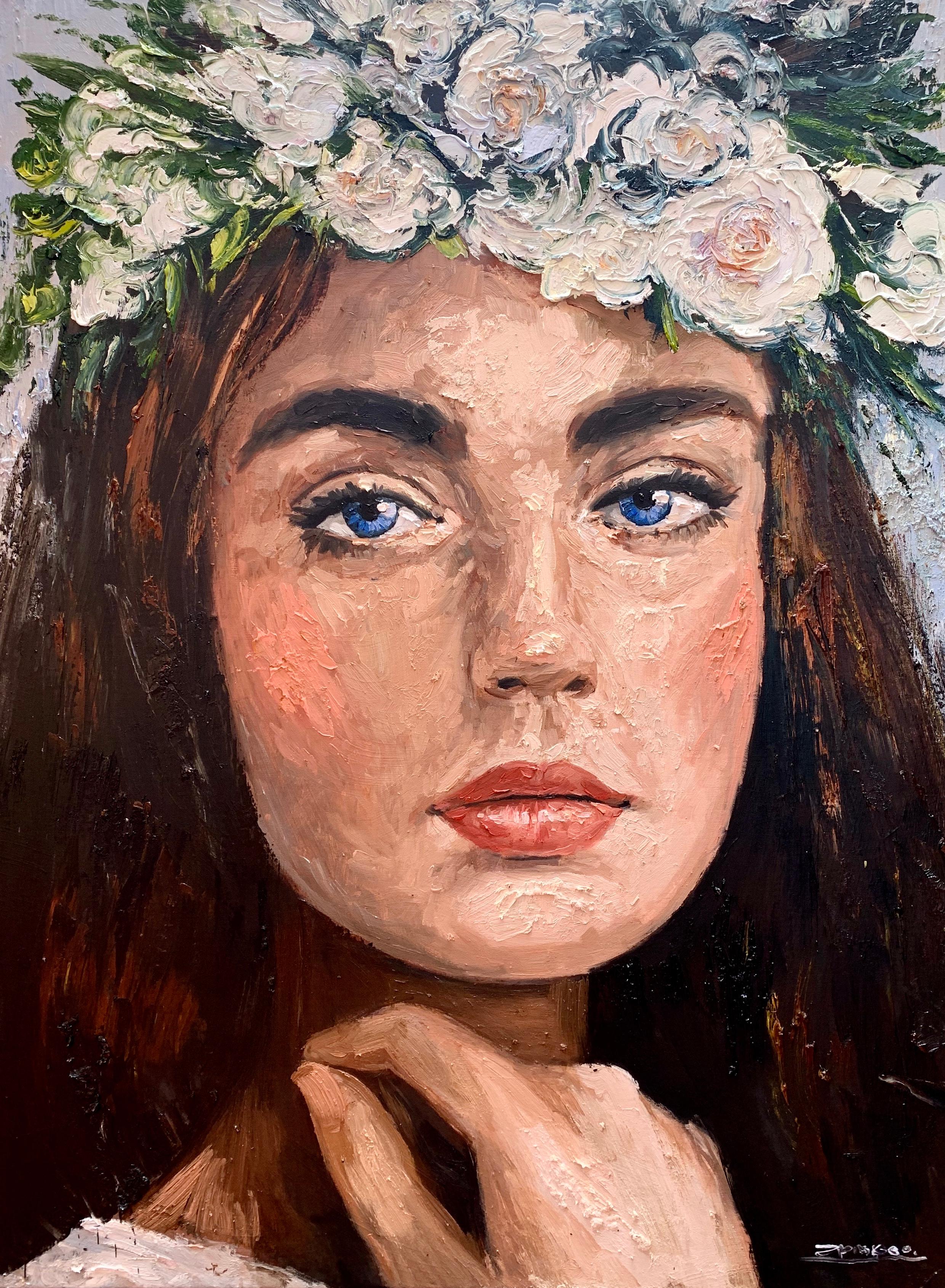 Eric Alfaro - Silvia, Oil Painting at 1stDibs