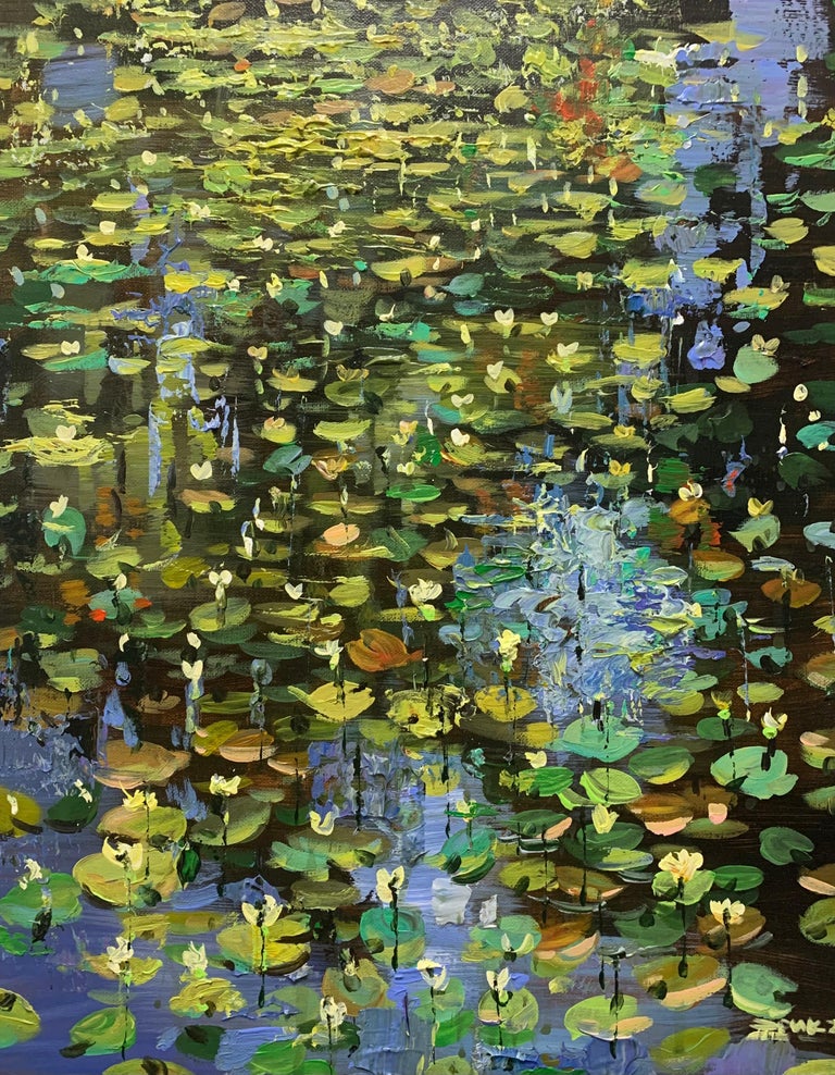 Eric Alfaro - Water Garden 25, Original Painting at 1stDibs