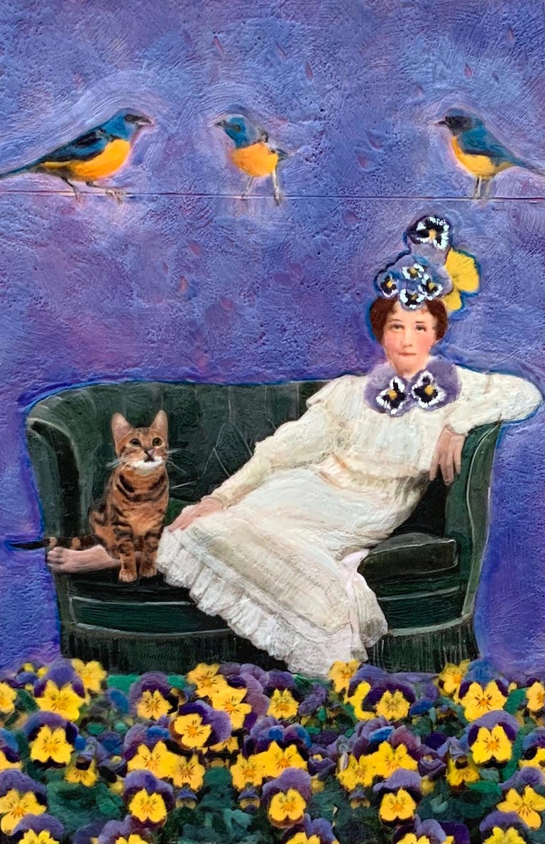Linda Benenati - In the Garden of Vida, Original Painting For Sale at ...